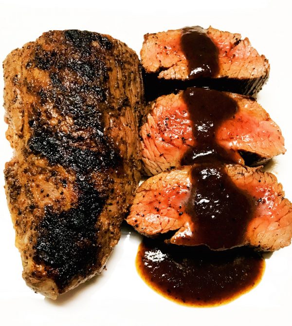 Pepper Crusted Teres Major Steak and Pefect Sidekick