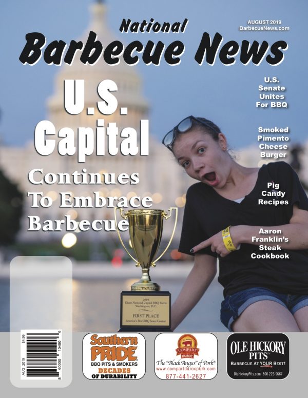 August 2019 Table of Contents for Barbecue News Magazine