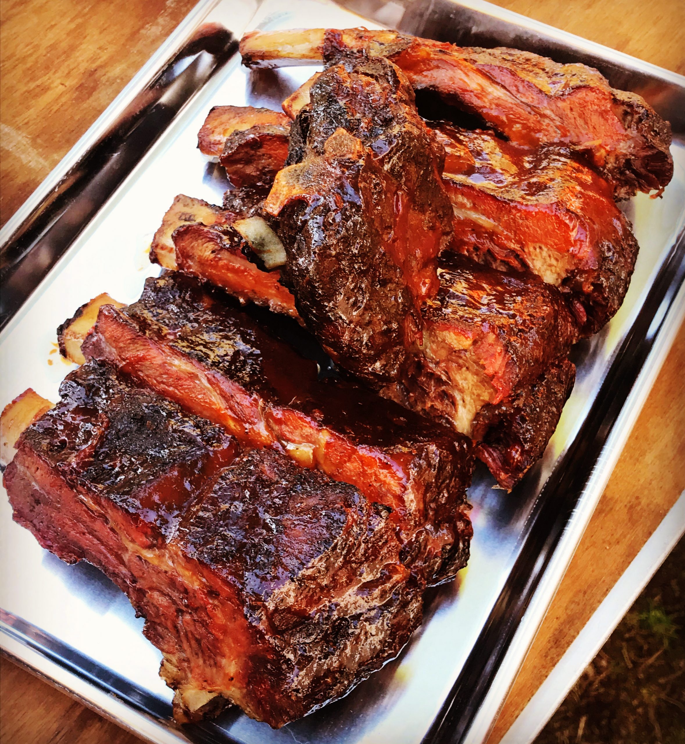 Smoked Beef Back Ribs with Bold Texas BBQ Sauce